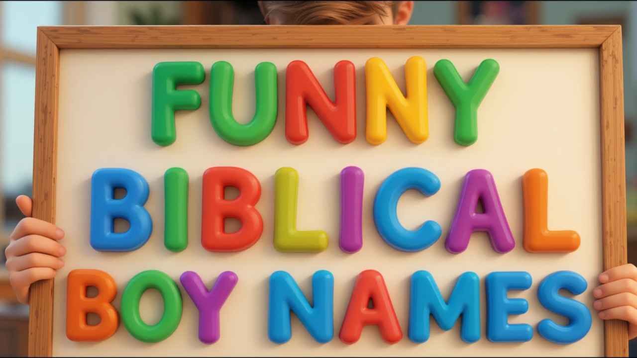 200+ Funny & Creative Biblical Boy Names - namesstride.com