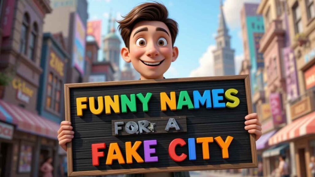 200+ Funny & Creative Names for a Fake City - namesstride.com