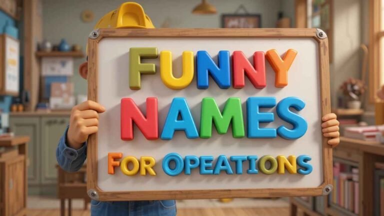 200+ Funny & Creative Names for Operations - namesstride.com