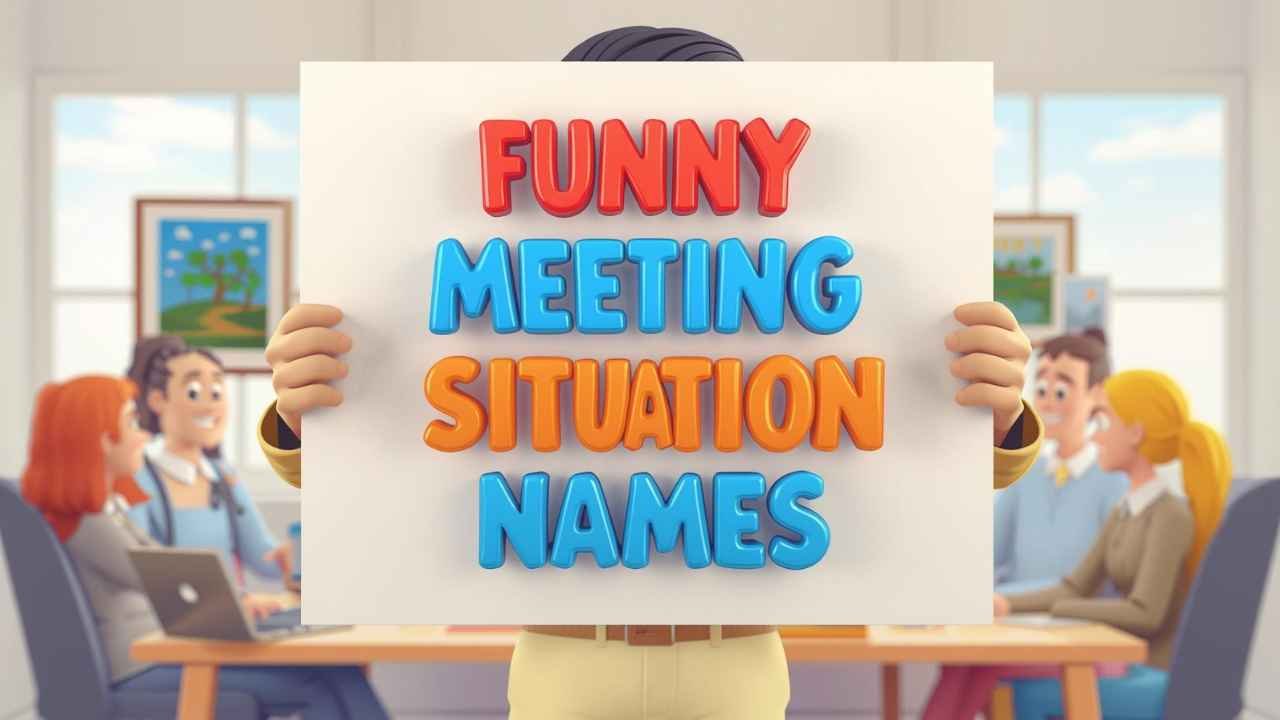 200+ Funny & Creative Names for Meeting Situations - namesstride.com