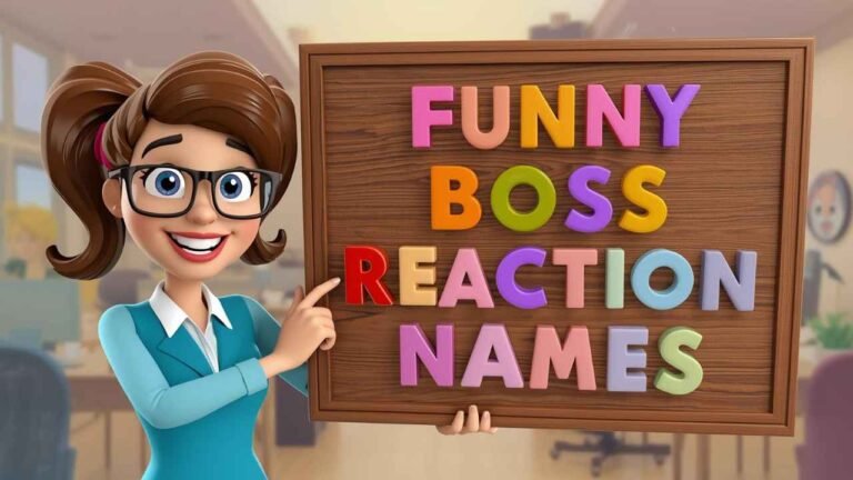 200+ Funny & Creative Boss Reaction Names - namesstride.com