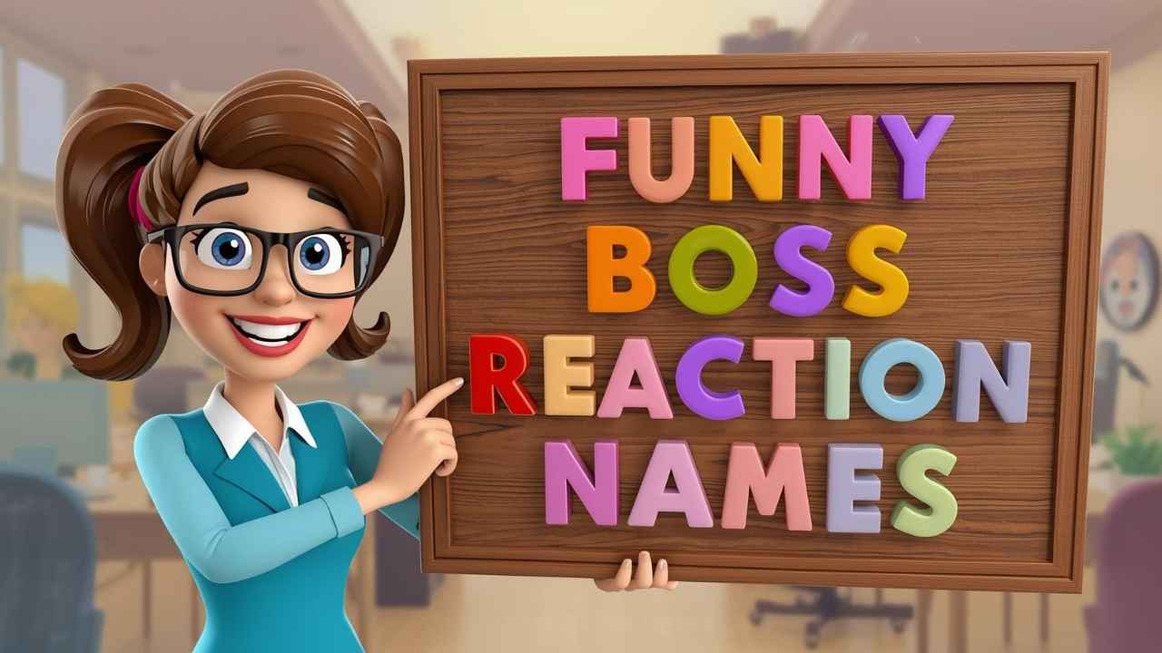200+ Funny & Creative Boss Reaction Names - namesstride.com