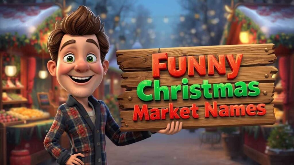 200+ Funny & Creative Christmas Market Names - namesstride.com