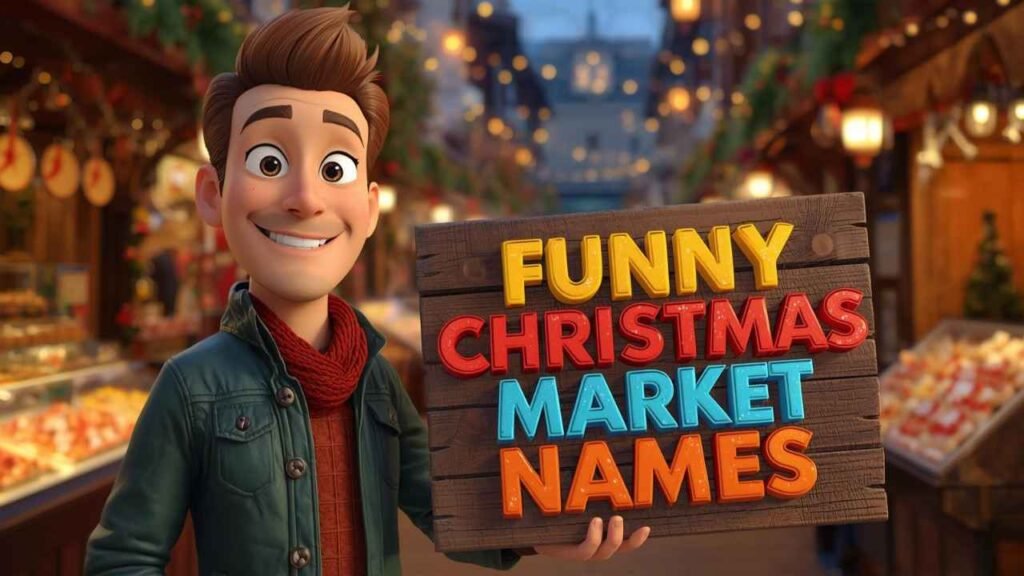200+ Funny & Creative Christmas Market Names - namesstride.com