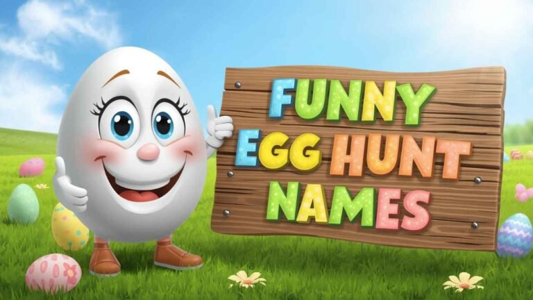200+ Funny & Creative Egg Hunt Names - namesstride.com