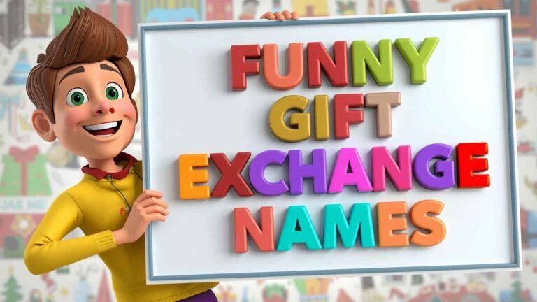 200+ Funny & Creative Gift Exchange Names - namesstride.com