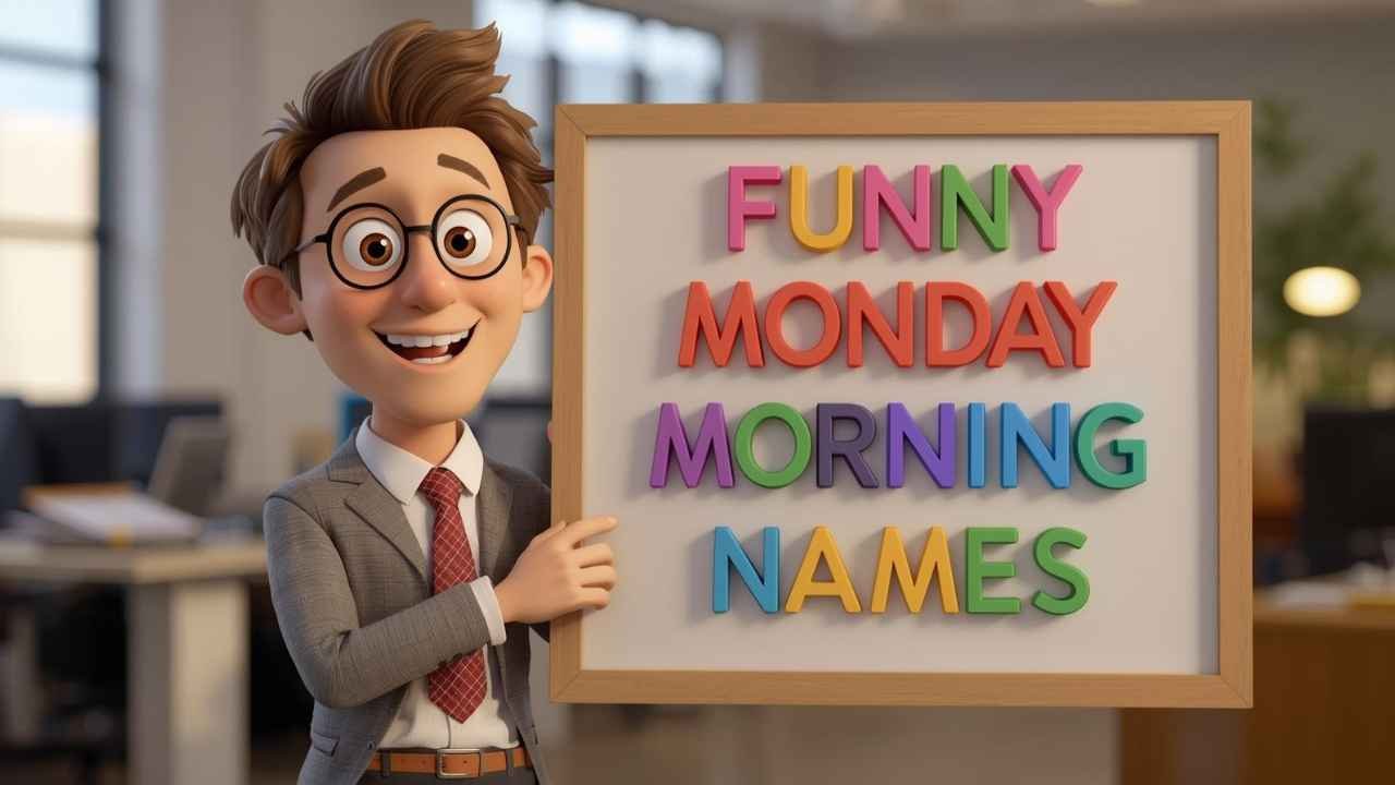 200+ Funny & Creative Monday Morning Names - namesstride.com