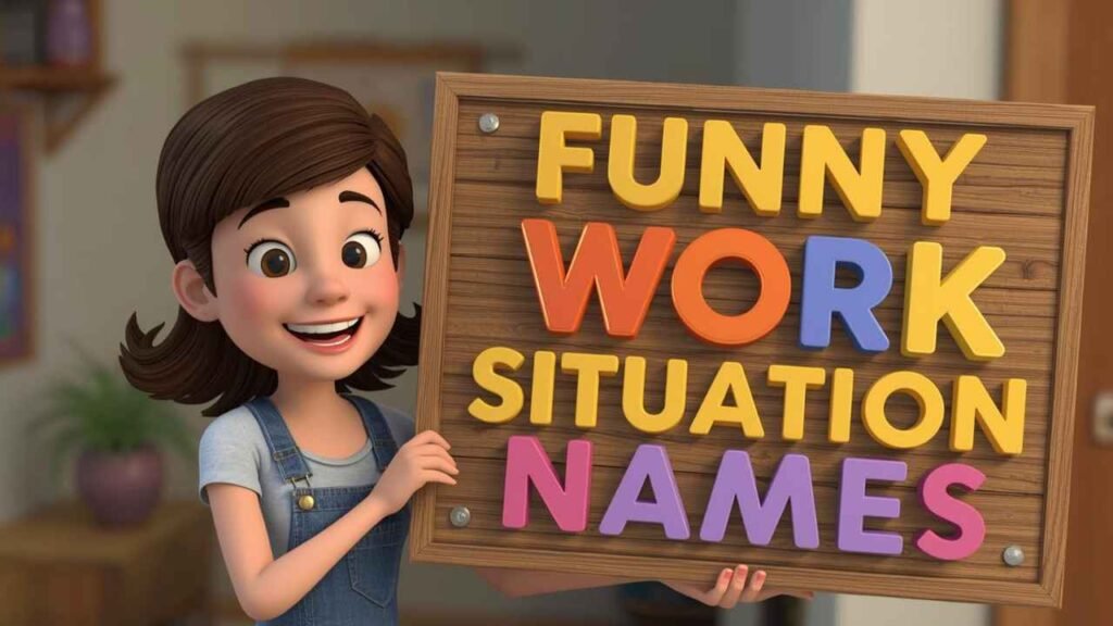 200+ Funny & Creative Work Situation Names - namesstride.com