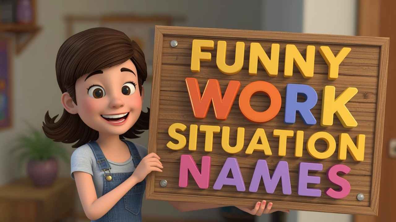 200+ Funny & Creative Work Situation Names - namesstride.com