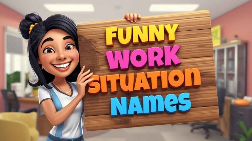 200+ Funny & Creative Work Situation Names - namesstride.com
